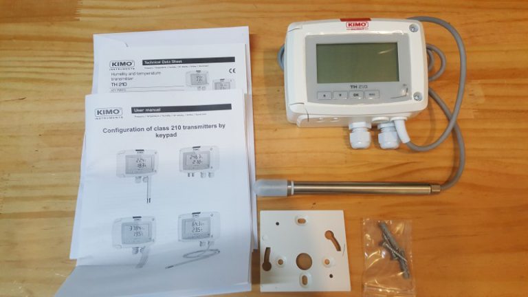 سنسور و ترانسمیتر دما و رطوبت کیمو kimo TH 210-R - سفارش و خرید